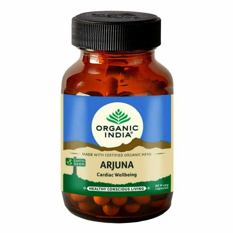 Арджуна Органик Индия (Arjuna Organic India), 60 капсул