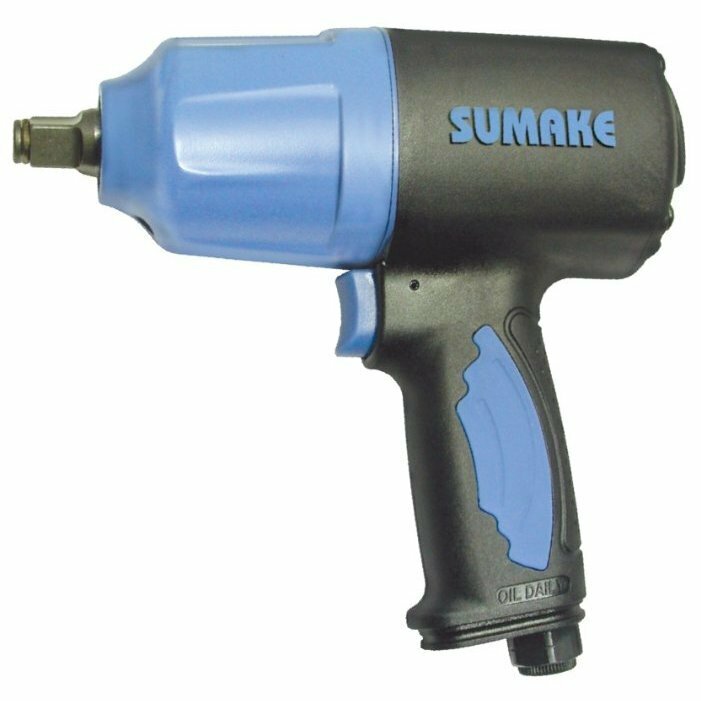 Пневмогайковерт облегченный SUMAKE ST-C540 1/2", 813 НМ 8000 об/мин