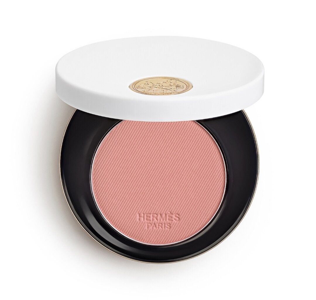 Румяна HERMÈS Rose Hermès Silky Blush 6г | Полуматовый шелковистый финиш | Тон 45 Rose Ombre