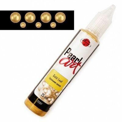 Краска для создания жемчужин "Pearl Art", сусальное золото, туба 25 мл