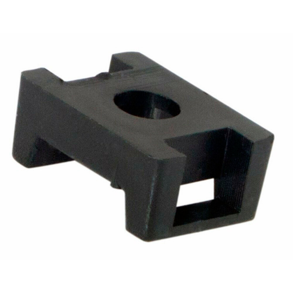 Площадка для крепления стяжек Rexant 22х16 мм черная (100 шт.) (07-2103) Rexant 07-2103