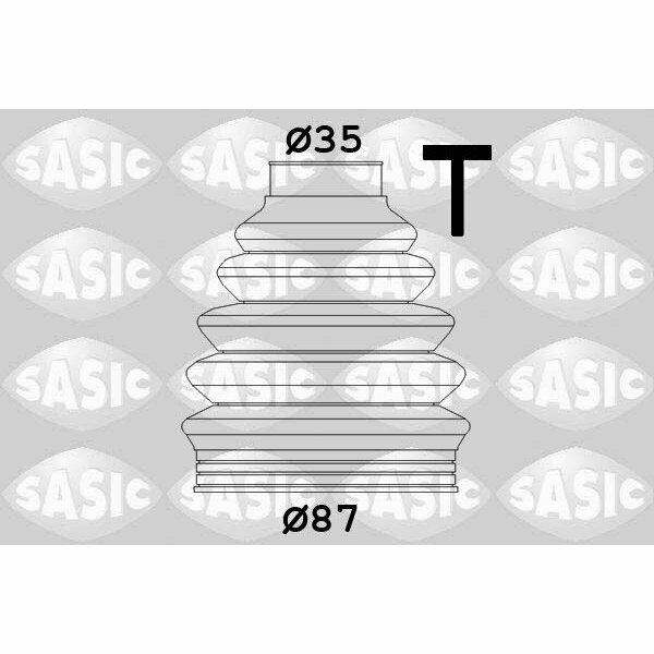 Пыльник шруса наружный комплект для автомобиля Citroen Пежо, SASIC 2933033 (1 шт.)