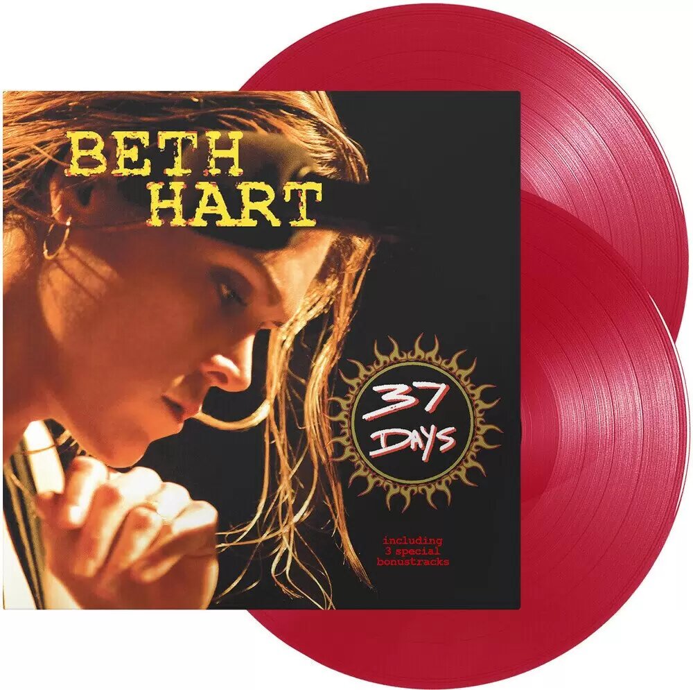 Виниловая пластинка BETH HART / 37 DAYS - TRANSPARENT RED VINYL (2LP)