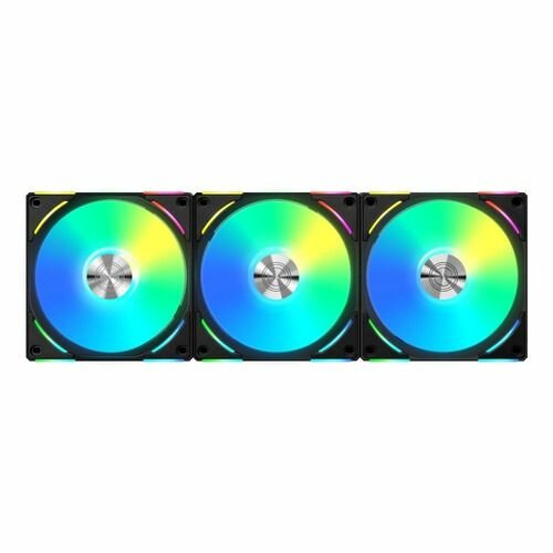 Вентилятор Lian-Li Uni Fan ALV2 120 V2 ARGB 120х120x28 черный 7-pin (упак:3шт) (G99.12ALV23B.00) Re