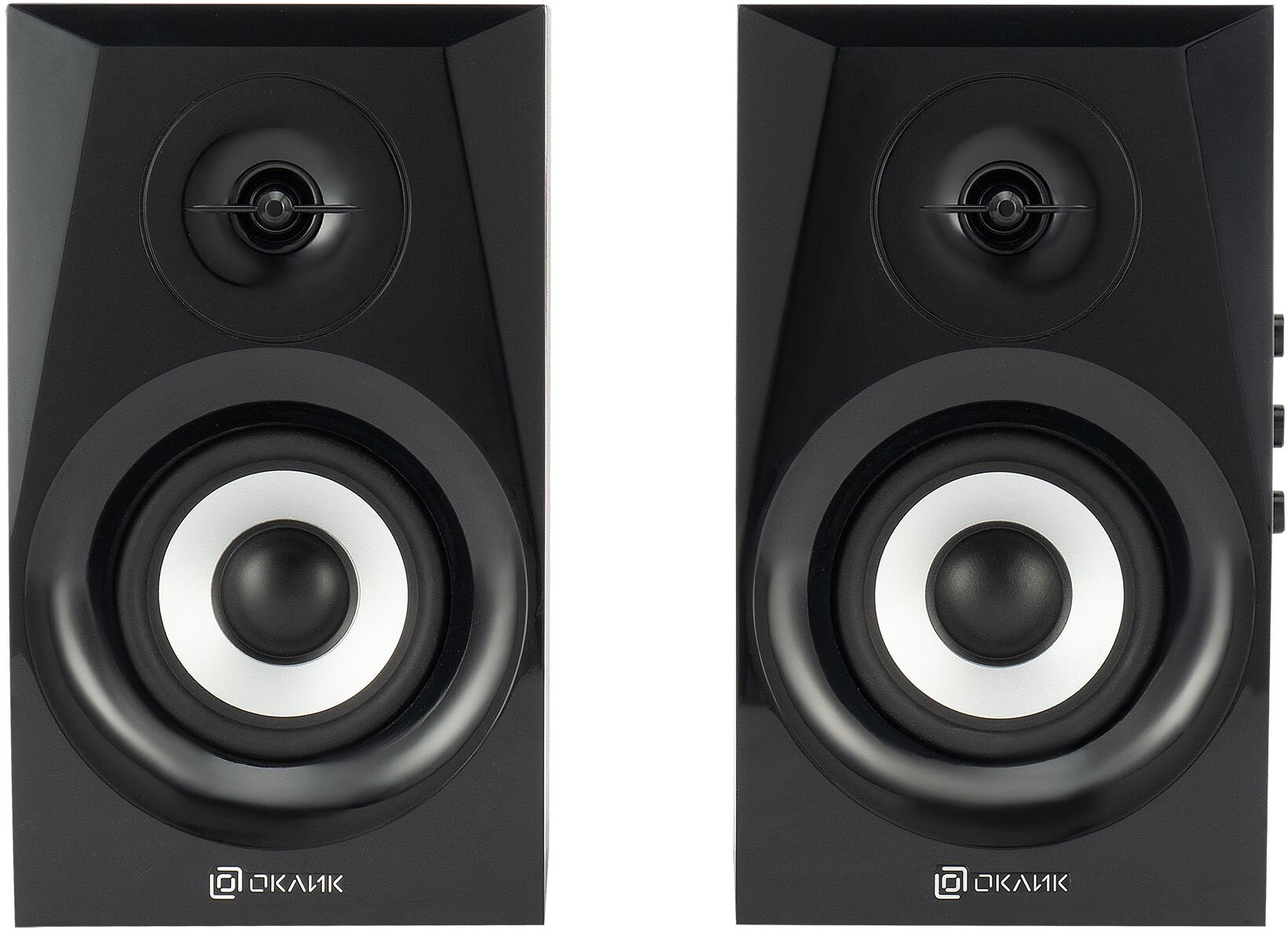 Колонки 2.0 Oklick OK-166 BT (1112254) черный - 40 Вт, Bluetooth, питание - сеть 220 В
