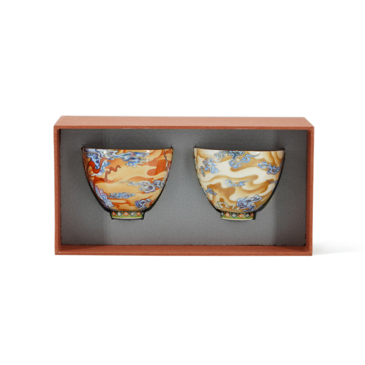 Набор фарфоровых пиал "Равновесие", 110 мл.