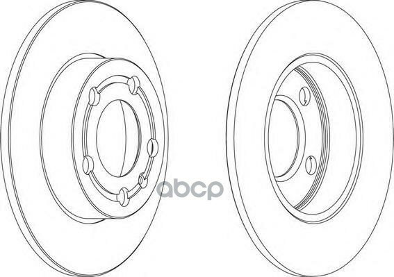 Тормозной диск Ferodo арт. DDF1233