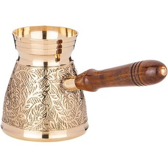 Турка Lefard резная "graving"400мл. латунь