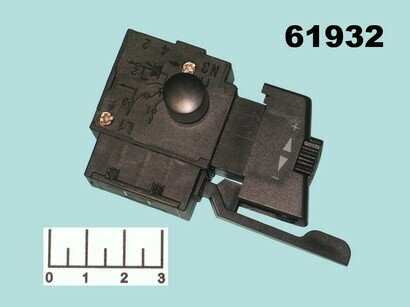 Кнопка для электроинструмента 12/6A черная (№118)