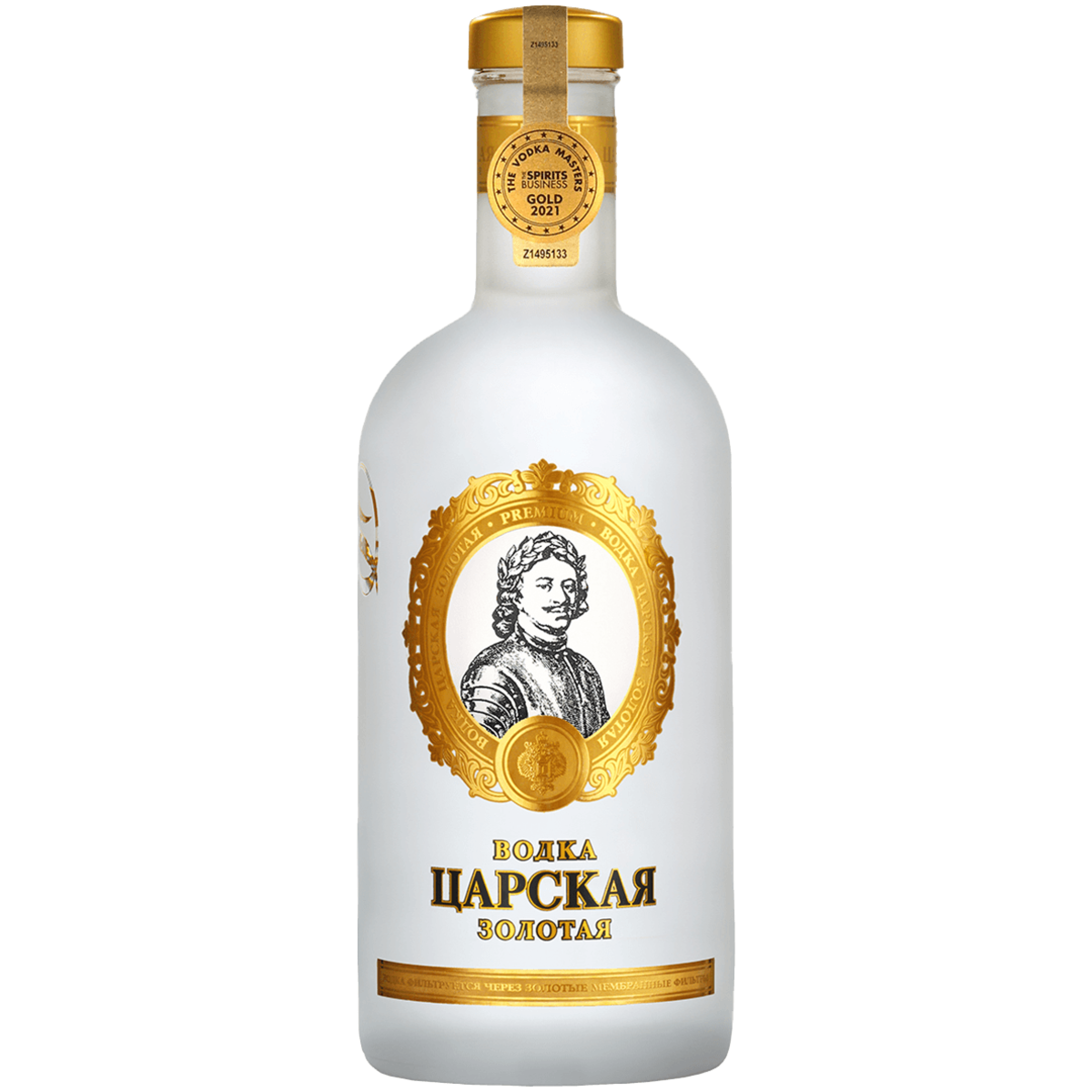 Водка "Царская Золотая", классическая, 0,7 л, 40% крепость, Россия