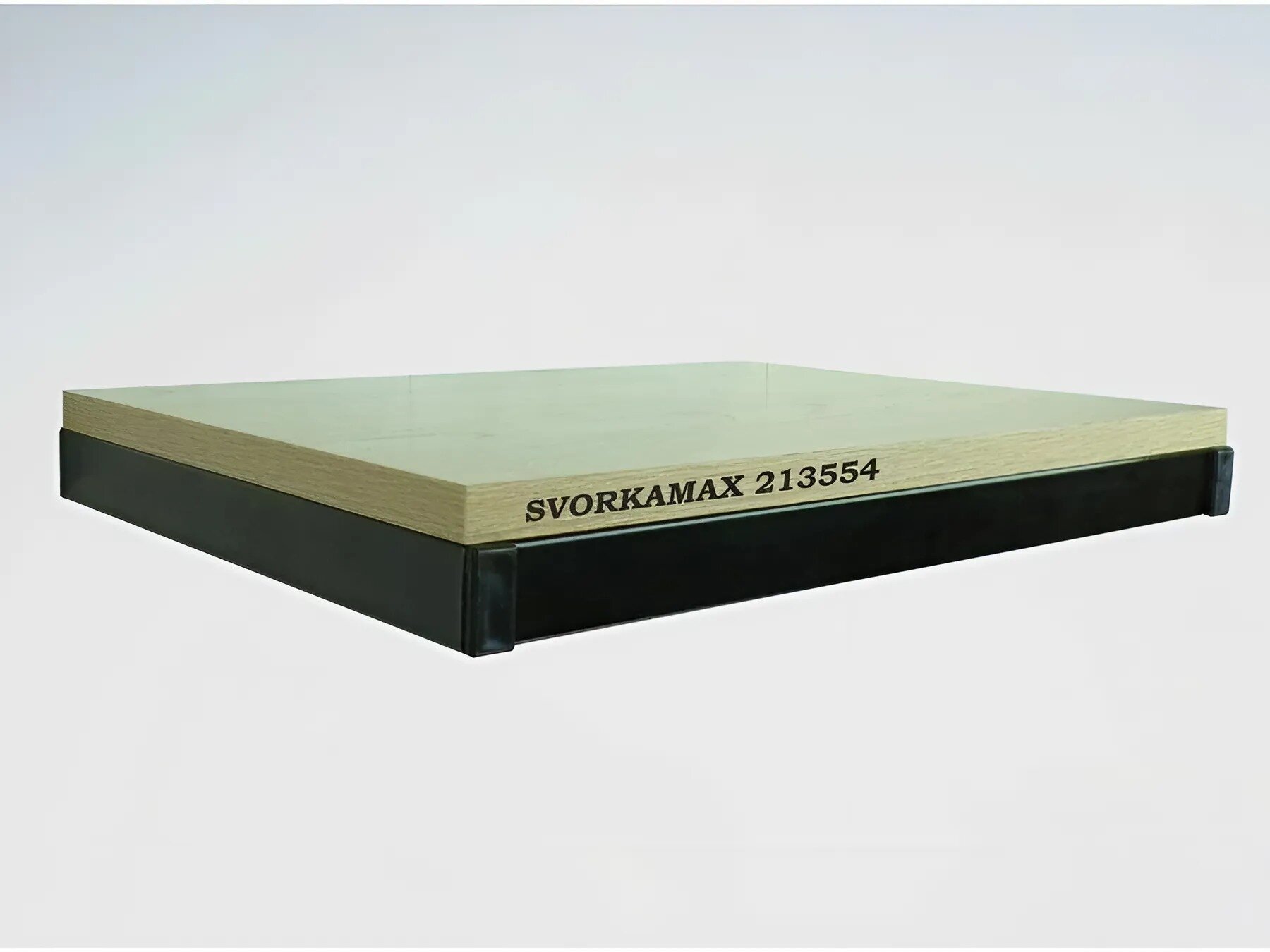 Полка скрытого крепления GARROSS "SIBERIA 213554", 1 полка 30х40 см, высота 4,6 см, каркас чёрный, цвет полок дуб сонома