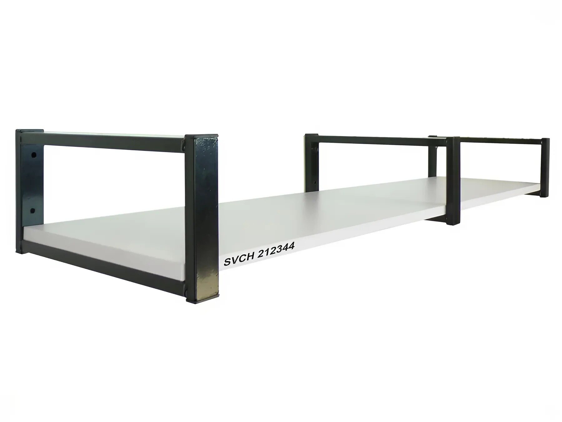 Полка для микроволновки GARROSS "SIBERIA 212344", одна полка 30х120 см, высота 15 см, каркас чёрный, цвет полок лаванда