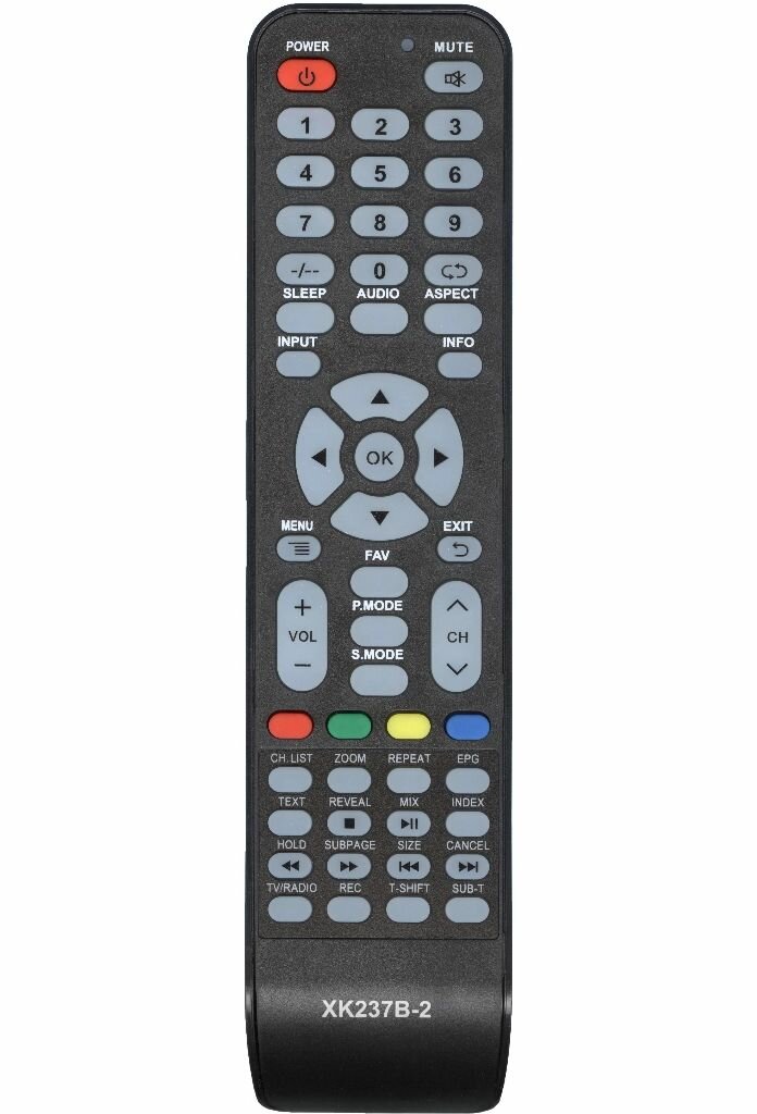 Пульт XK237B-2 для телевизора Vekta Supra KRAFT HIBERG Skyline Telefunken Harper Горизонт (Horizont).