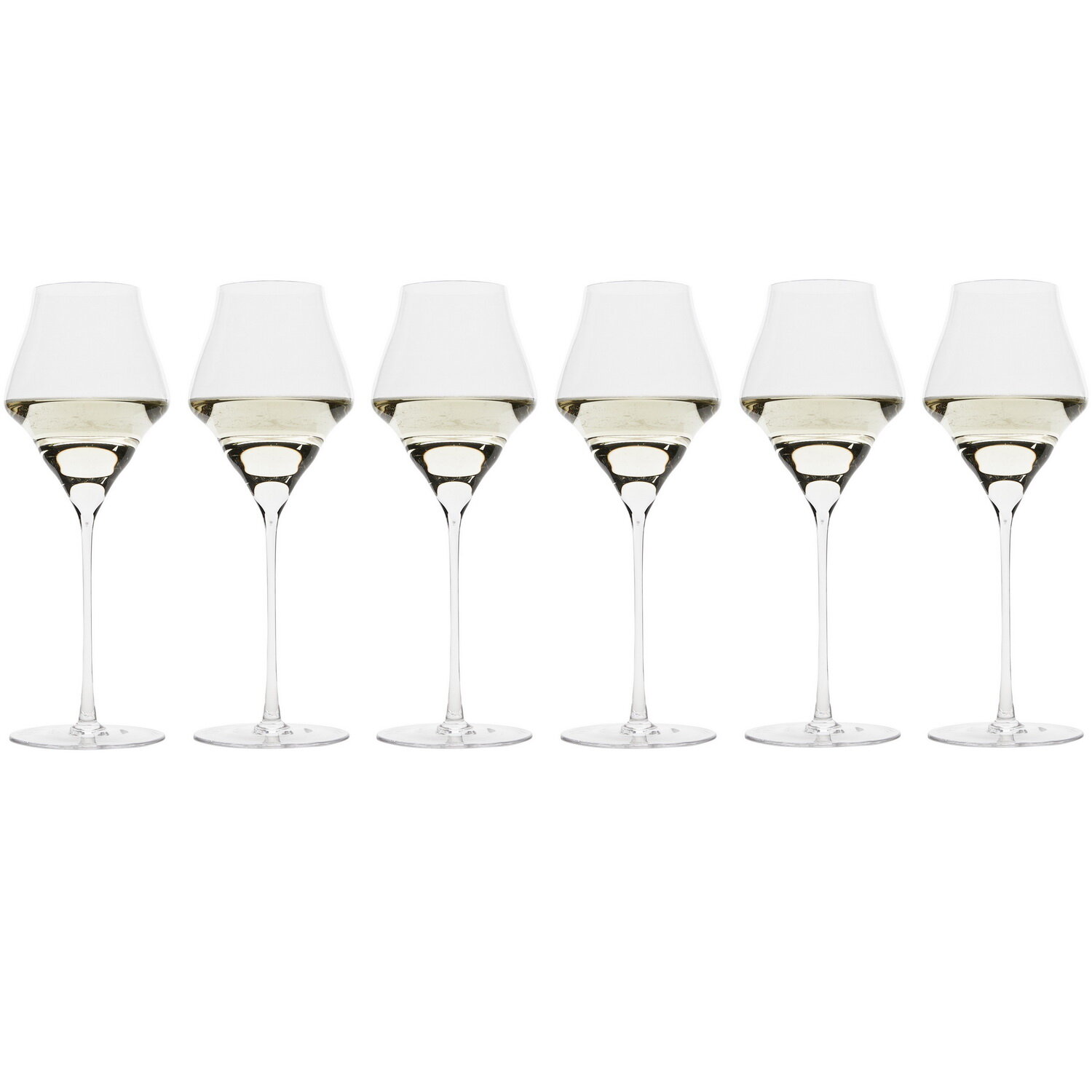 6 бокалов для шампанского Josephinenhütte Josephine No. 4 Champagne Set 10406