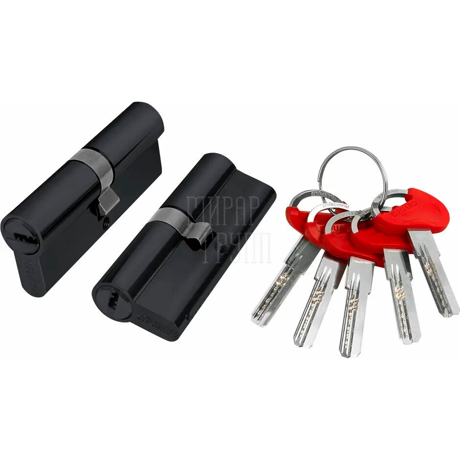 Цилиндровый механизм Fuaro (Фуаро) (D-PRO500/60 (25+10+25) черный