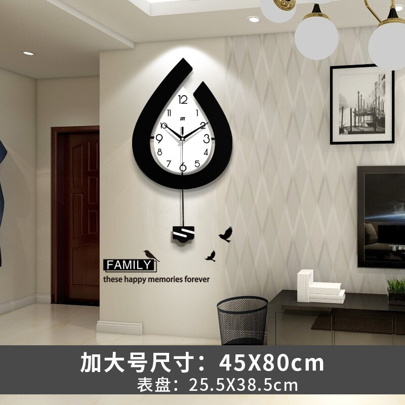 Настенные часы для гостиной, настенные часы, современные, простые, высококачественные, деревянные, бесшумные, для столовой, входные декоративные часы
