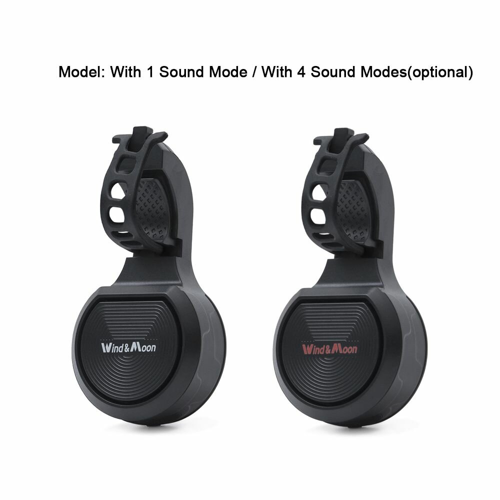 Электрический звонок для велосипеда Wind&Moon, 80-130 дБ, водонепроницаемый, антикражный, с USB зарядкой