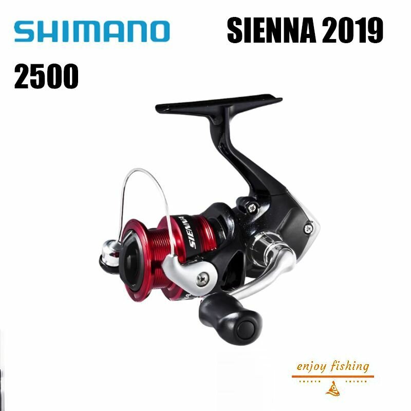 2019 SHIMANO SIENNA 2500 Спиннинговая катушка 3+1 подшипник Плавный фрикцион Лёгкая Прочная