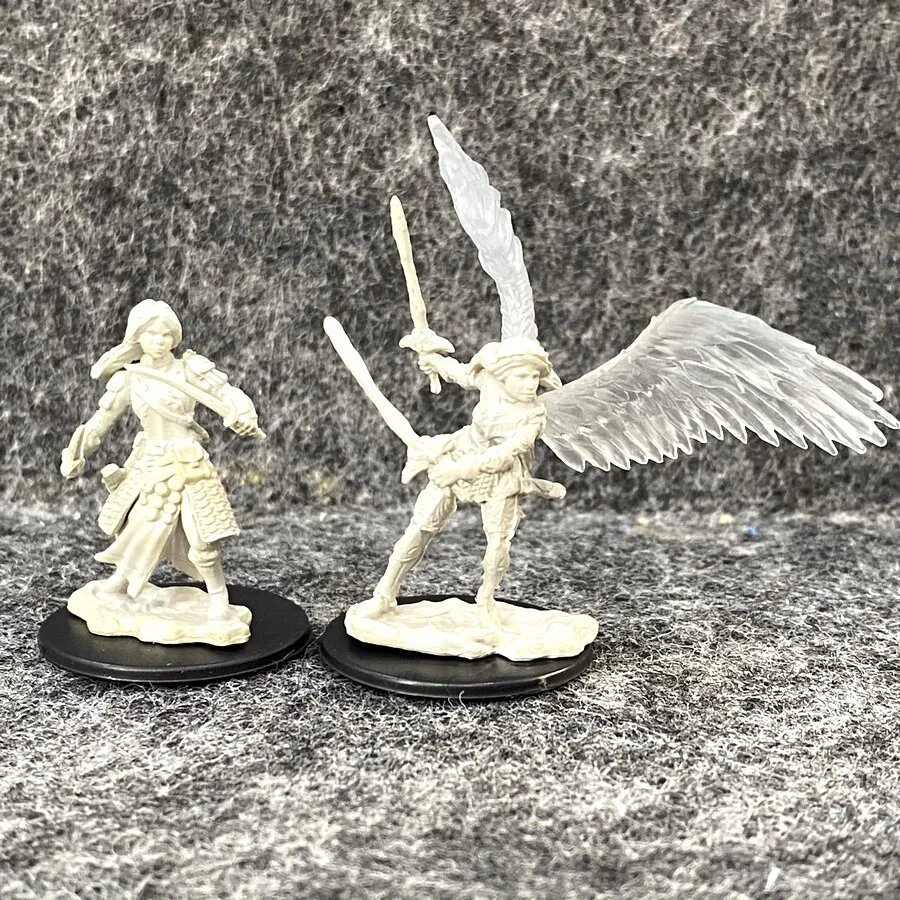 Лот Скелеты Dragonborn Fighter Orc Варвар Паладин Карликовый Fighter Warlock Миниатюры Миниатюры Nolzur Модели настольных игр