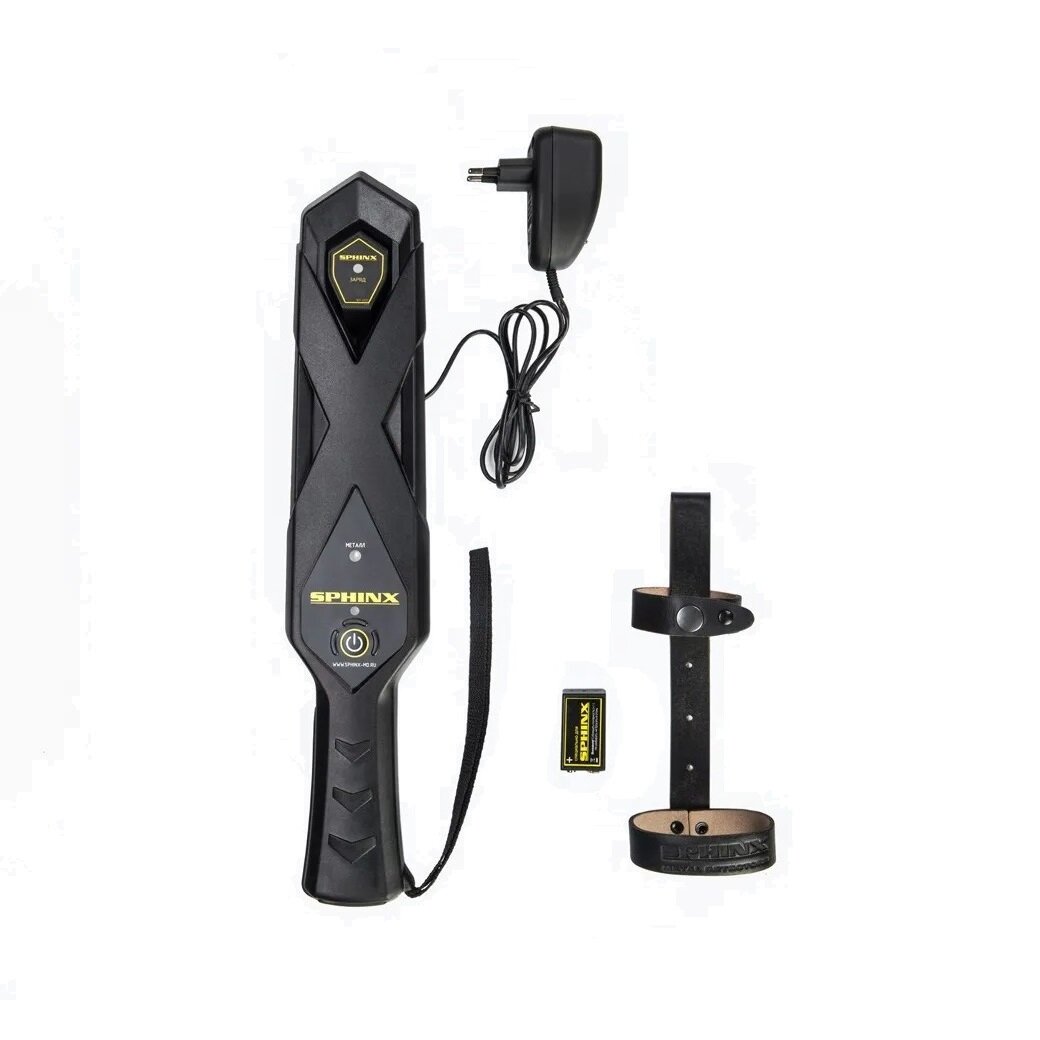 Ручной металлоискатель сфинкс ВМ-611Х про с аккумулятором и зарядным устройством