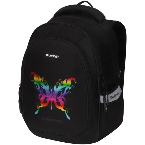 Рюкзак Berlingo Modern "Holographic" 38*30*18см, 3 отделения, 2 кармана, эргономичная спинка