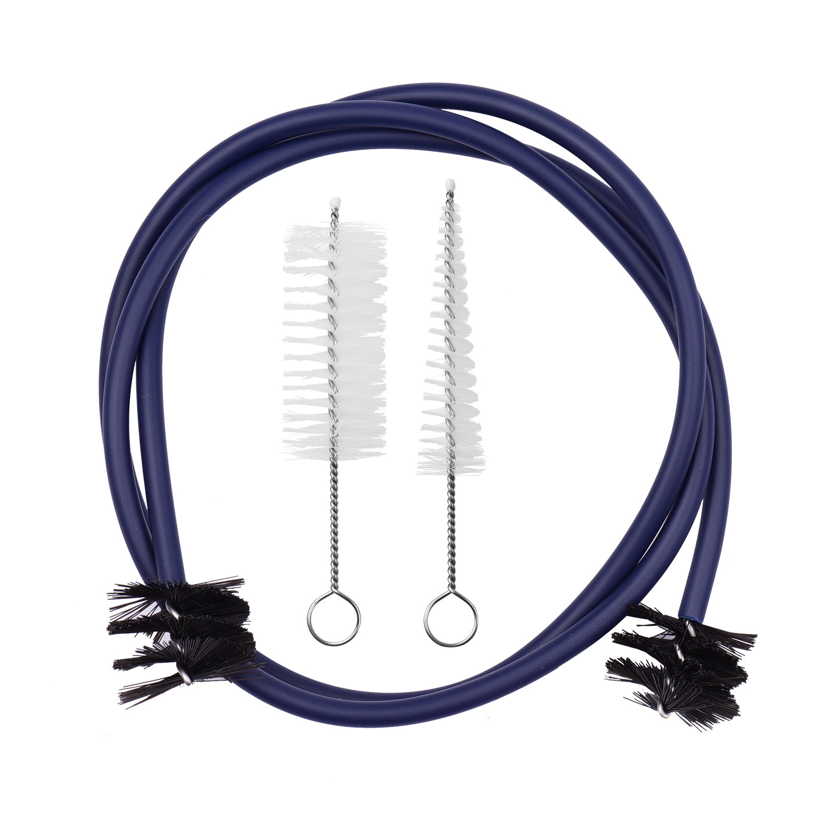 Набор для ухода за трубой: щетка для мундштука + гибкий клапан, аксессуар для музыкального инструмента.