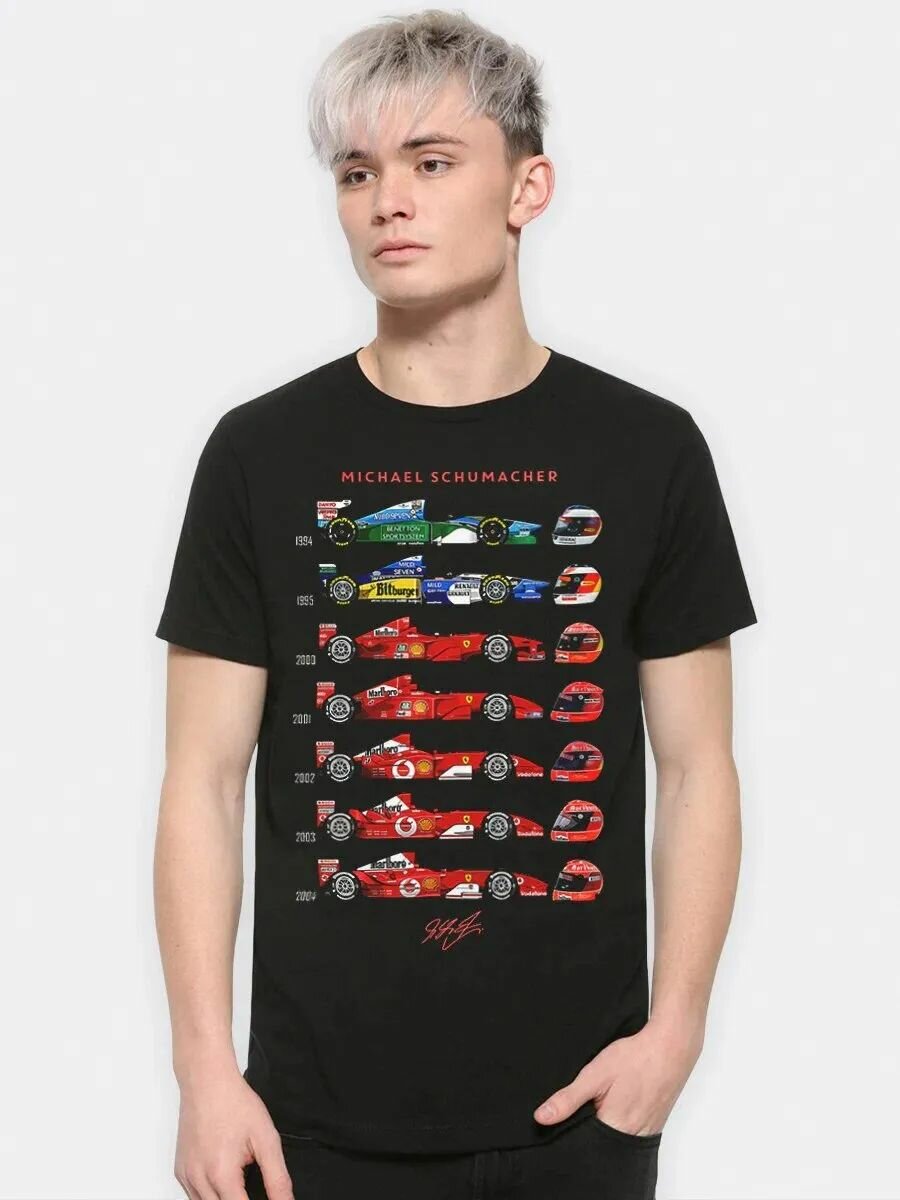 Футболка Михаэль Шумахер / Формула 1 / Мужская