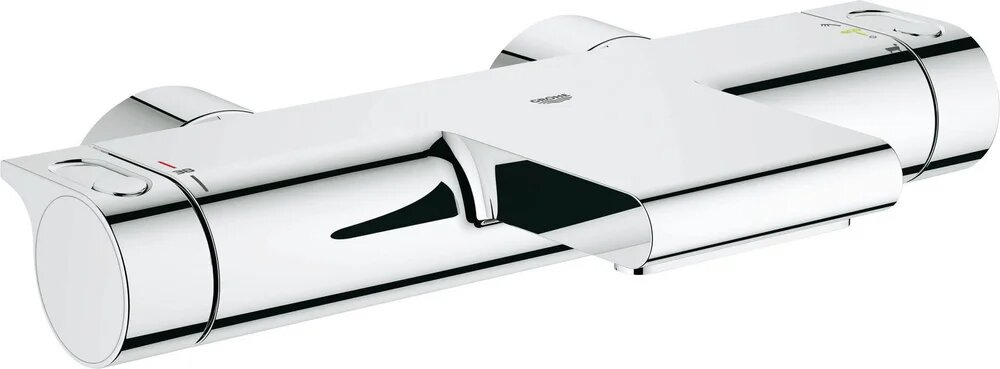 Термостатический смеситель Grohe Grohtherm 2000 New 34174001 настенный, каскадный, хром, глянцевый, латунный, без лейки