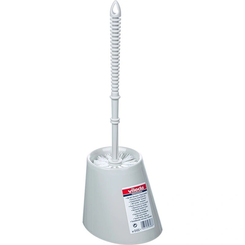Ершик для унитаза с подставкой серый Vileda Professional 100837
