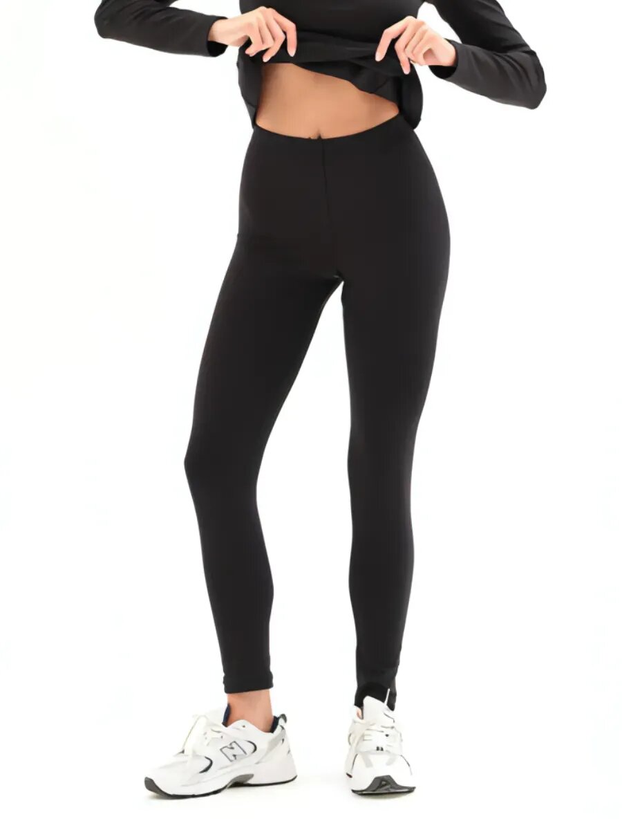 Легинсы с начесом утепленные