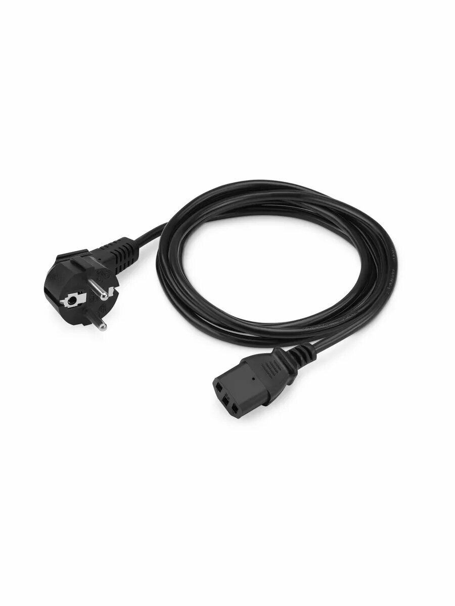 Кабель KP-PC-Euro-C13-1.5m Евровилка IEC C13 1.5м черный