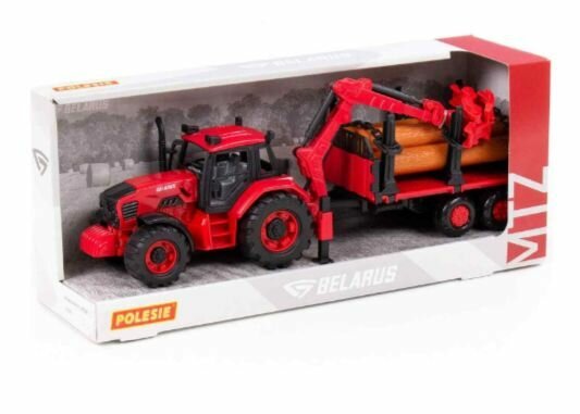 Полесье Трактор BELARUS с лесовозом и манипулятором