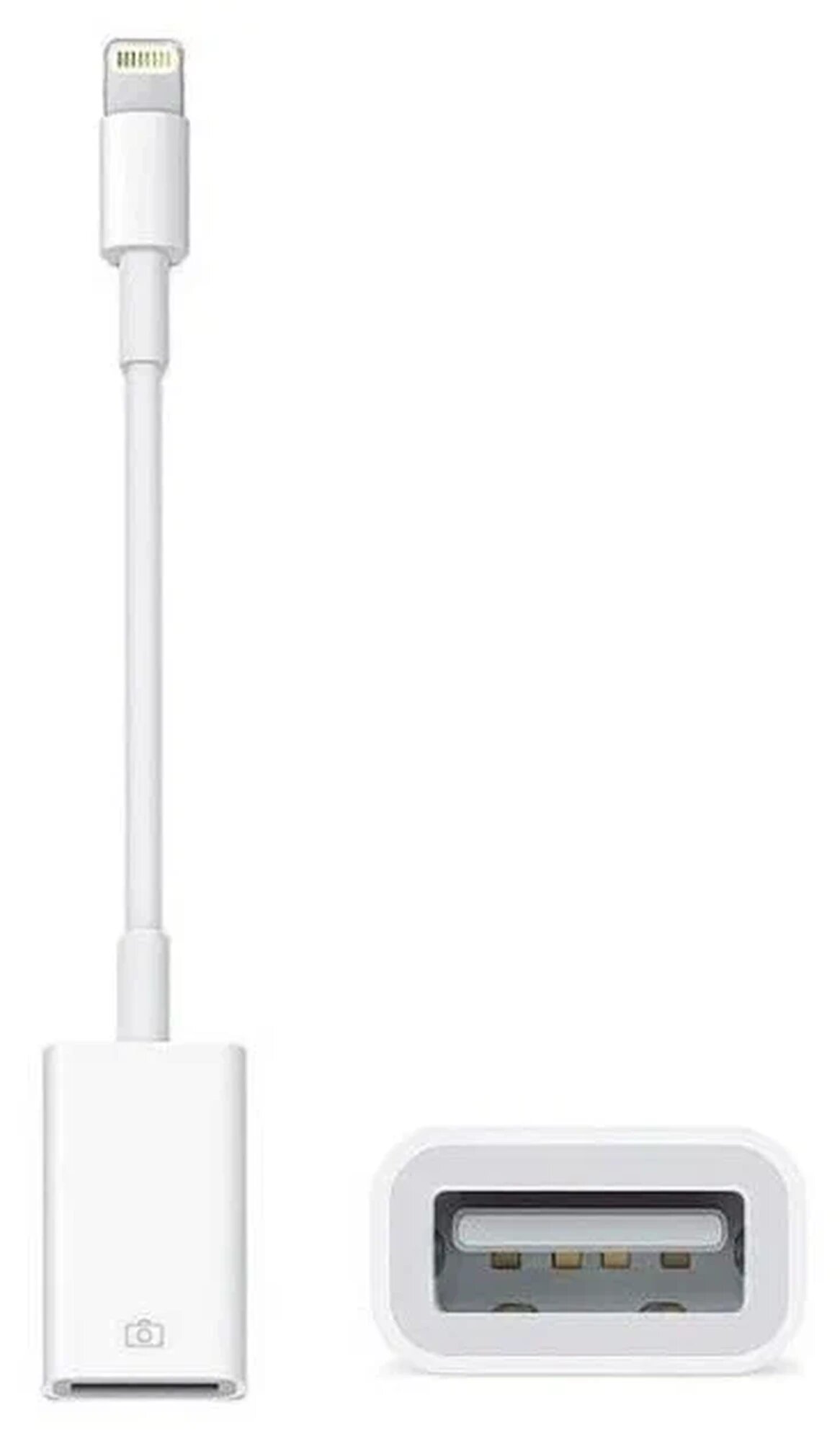 Переходник Lightning - USB-A, OTG для iPhone, для iPad, Usb Lightning, флешка, адаптер, кабель-переходник