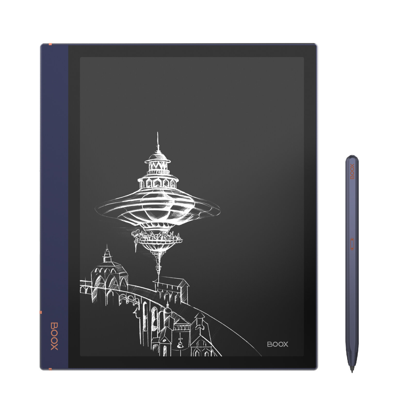 ONYX BOOX Note Air2 10.3 дюймовый электронный блокнот E Ink с передней подсветкой, G-Sensor, экран Carta 1404x1872 227 dpi, BOOX Pen Plus 4096 levels, 4GB RAM, 64GB ROM, Wi-Fi 2.4GHz+5GHz, BT 5.0, Android 11.0, USB Type-C, 3000mAh, 229.4x195.4x5.8 мм,