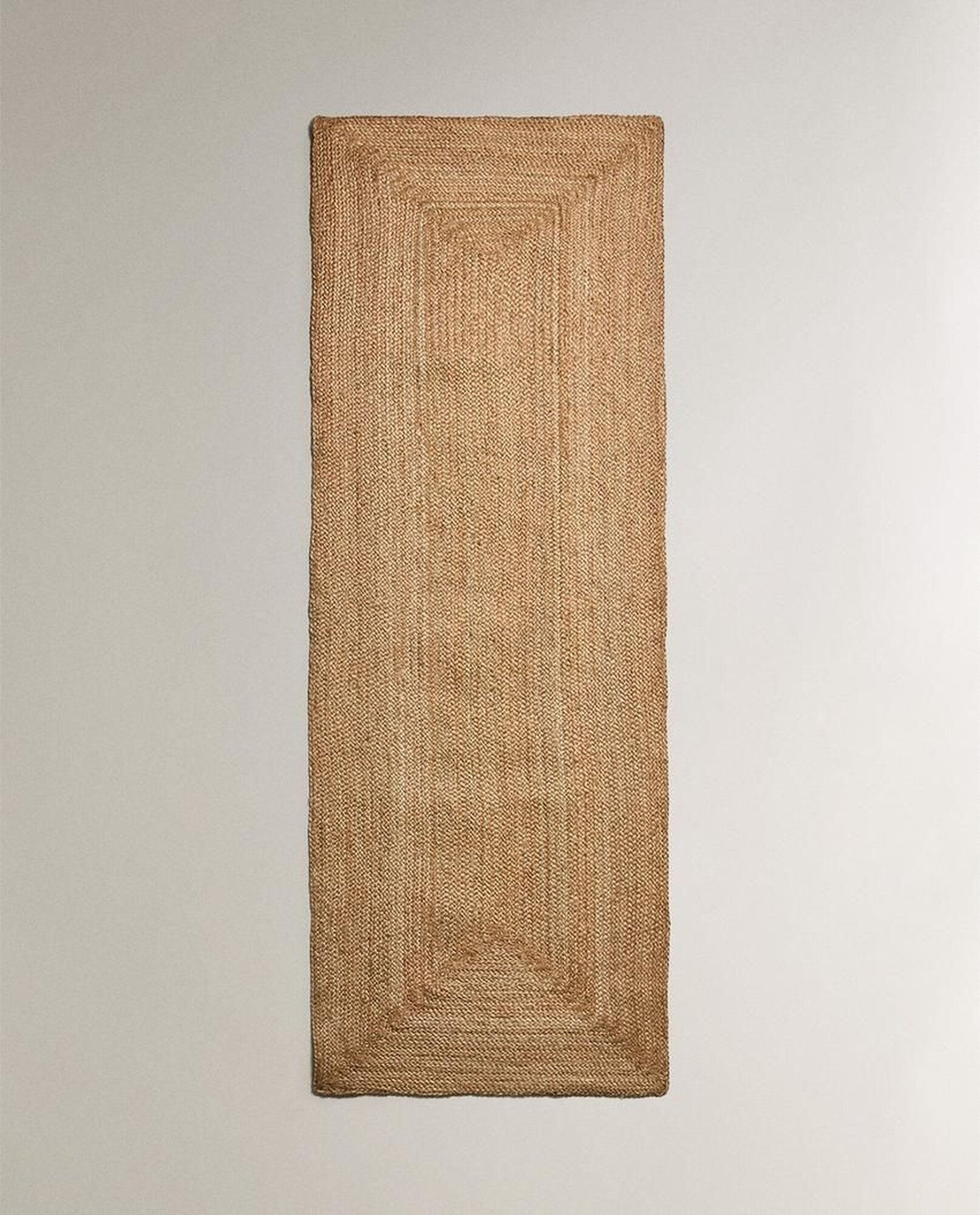 Ковер ZARA HOME 1369/029/052 - из плетёного джута, 70 x 200 см, цвет светло-бежевый