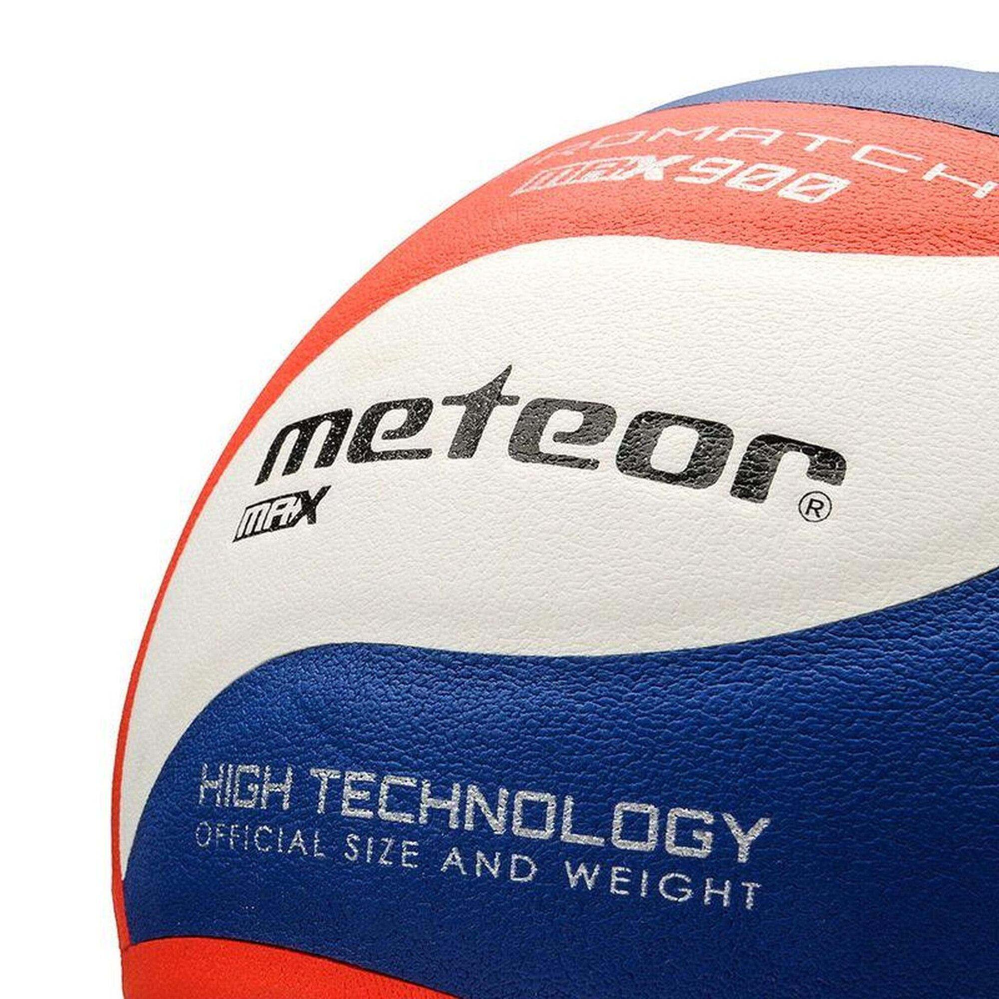 Волейбольный мяч Decathlon Meteor Max 900, искусственная кожа, размер 5, белый/синий/красный