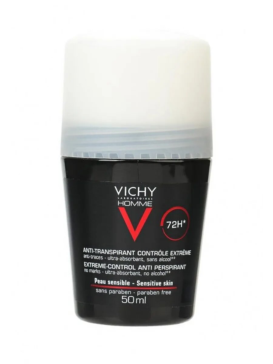 Vichy Homme дезодорант против избыточного потоотделения 72ч,