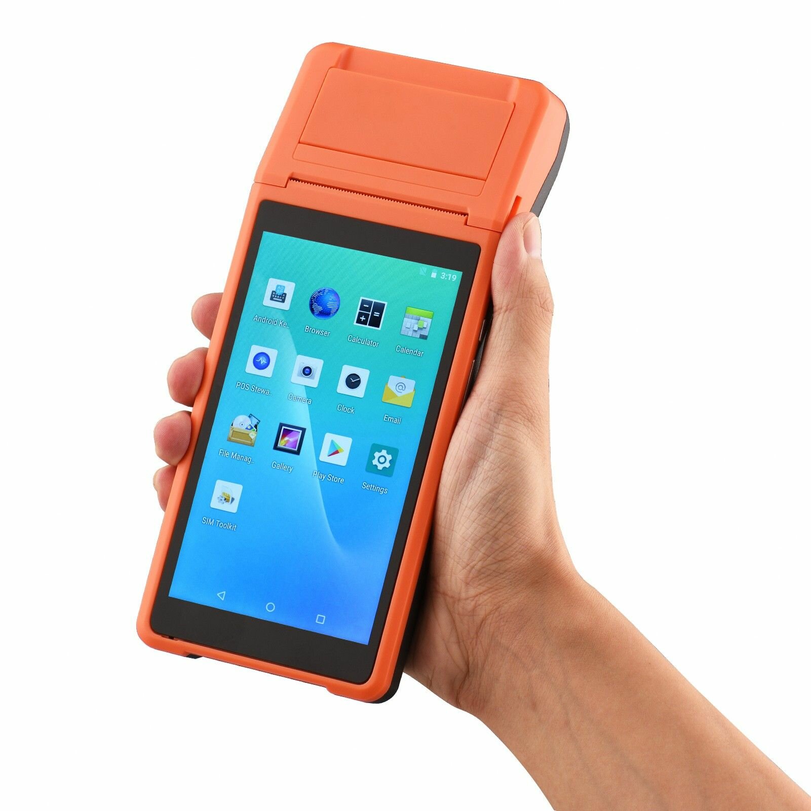 Многофункциональный портативный КПК-принтер, интеллектуальный POS-терминал, беспроводной портативный принтер с BT, WiFi, USB, OTG, 3G-связью, интеллектуальное платежное устройство