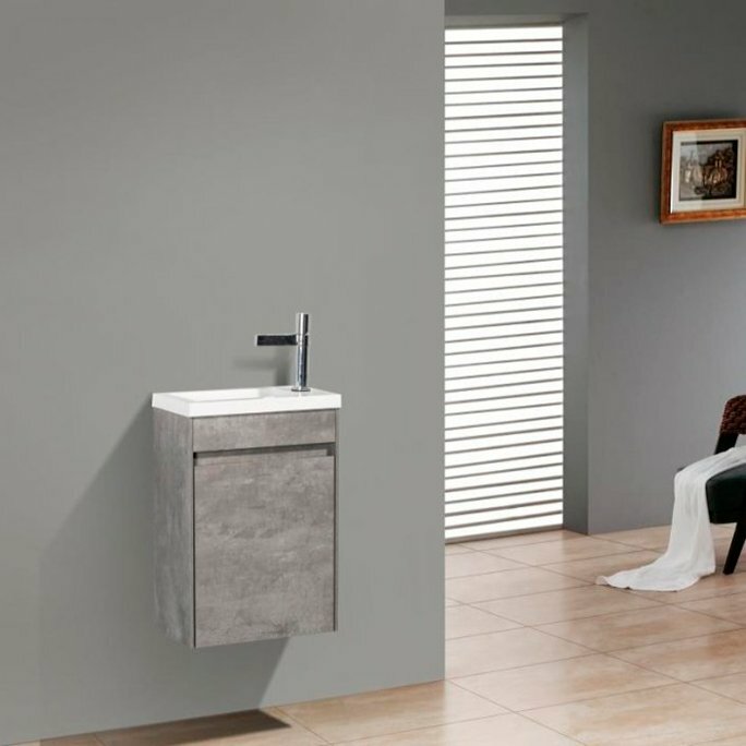 Тумба для комплекта BelBagno Pietra Mini 40 R stucco cemento