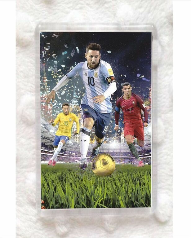 Магнит акриловый Магниты Messi, Месси №13