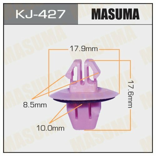 Зажим, молдинг / защитная накладка Masuma KJ427 для Lexus ES, RX; Toyota Harrier