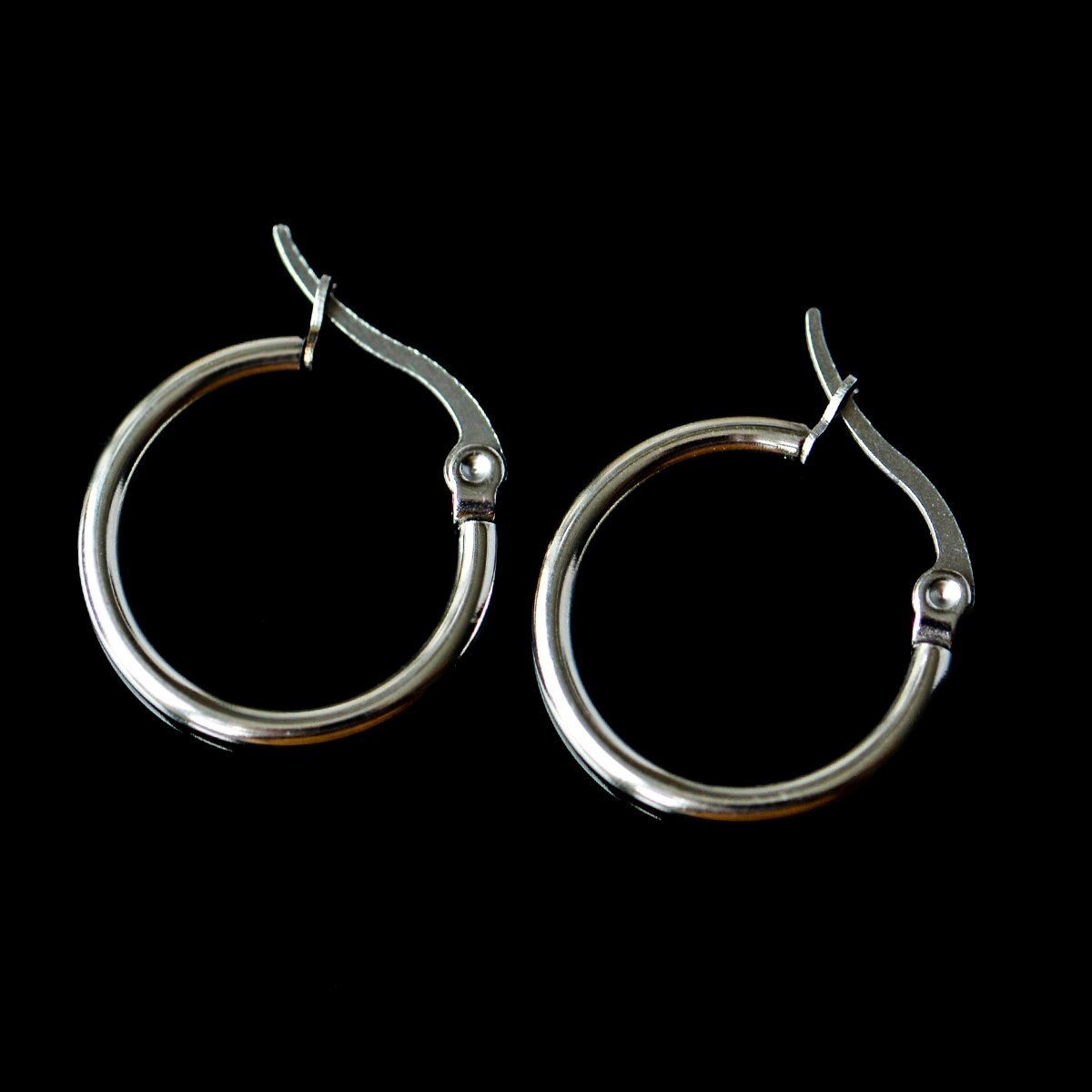 Гипоаллергенные Швензы для серег 7 пар / основы для сережек / для бижутерии, сталь нержавеющая, цвет стальной, 21x19x2 мм