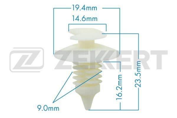 Zekkert Клипса крепёжная для Renault VAG (миним. кол-во заказа 10 шт)