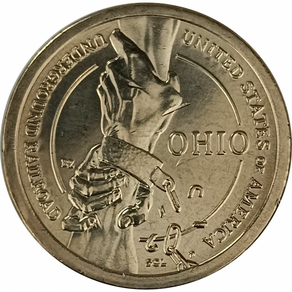 1 доллар 2023 США D Подземная железная дорога UNC