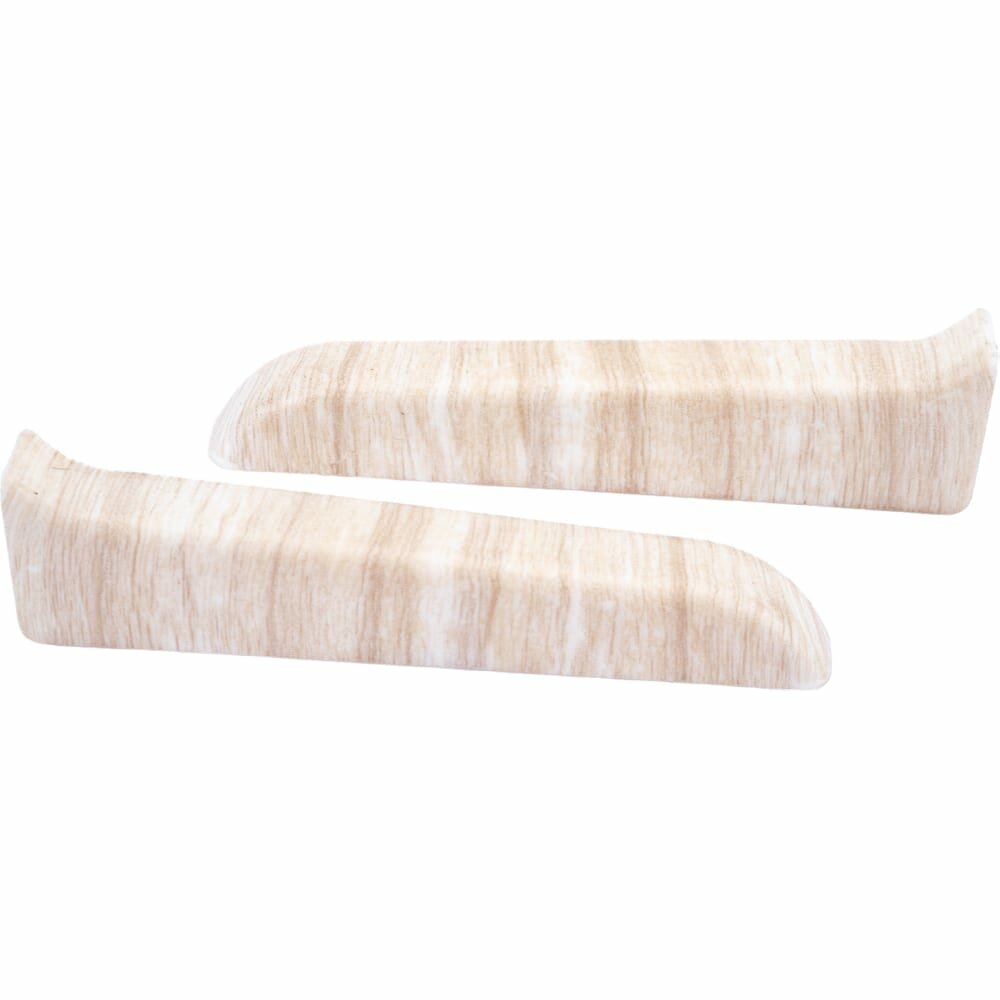 Торцевые заглушки для плинтуса IDEAL Классик 85 мм, 267 клен белый К-П85-Тп-Ф1, плинтуса ideal классик