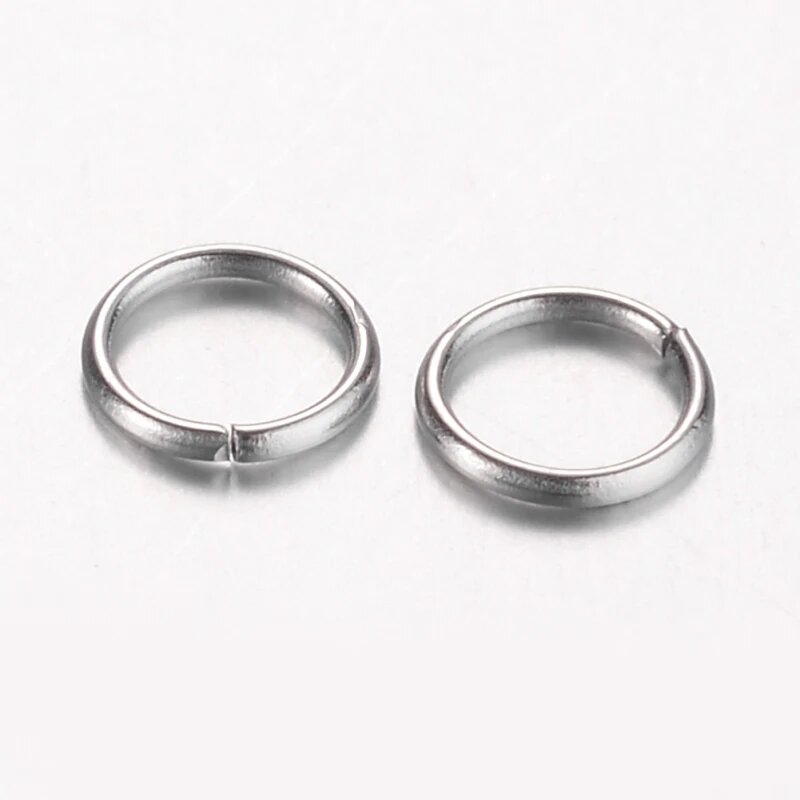 Pandahall соединительные кольца из нержавеющей стали 304 для изготовления ювелирных изделий 4 мм/5.5 мм 04-5.5x1mm