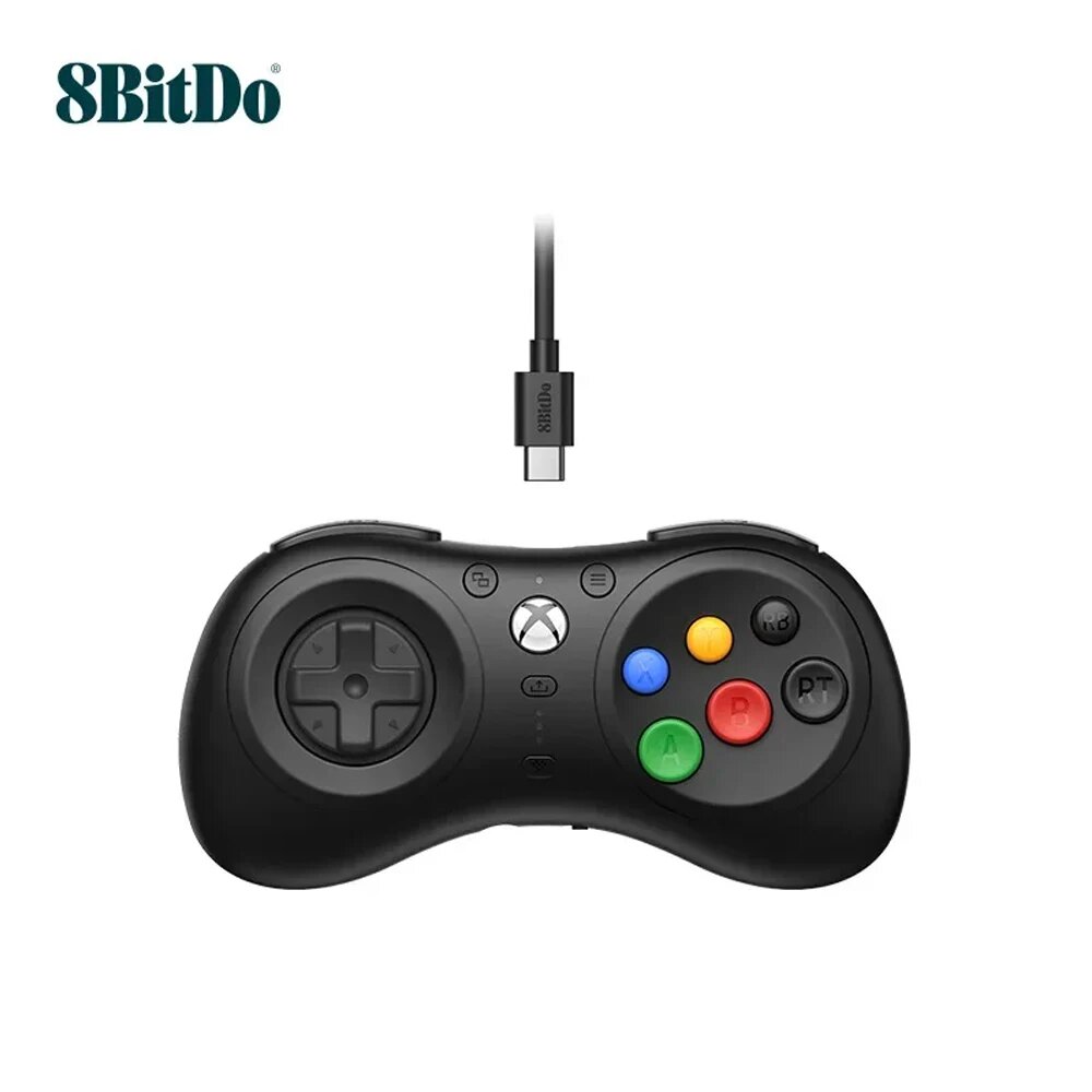 8bitdo M30 геймпад проводной контроллер для Xbox серии X | S, Xbox One и Windows с 6-кнопочной компоновкой-Оригинальная Лицензия