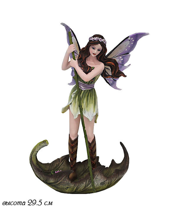 Статуэтка Фея на лодке 29.5см Полистоун 307-009 118-307-009