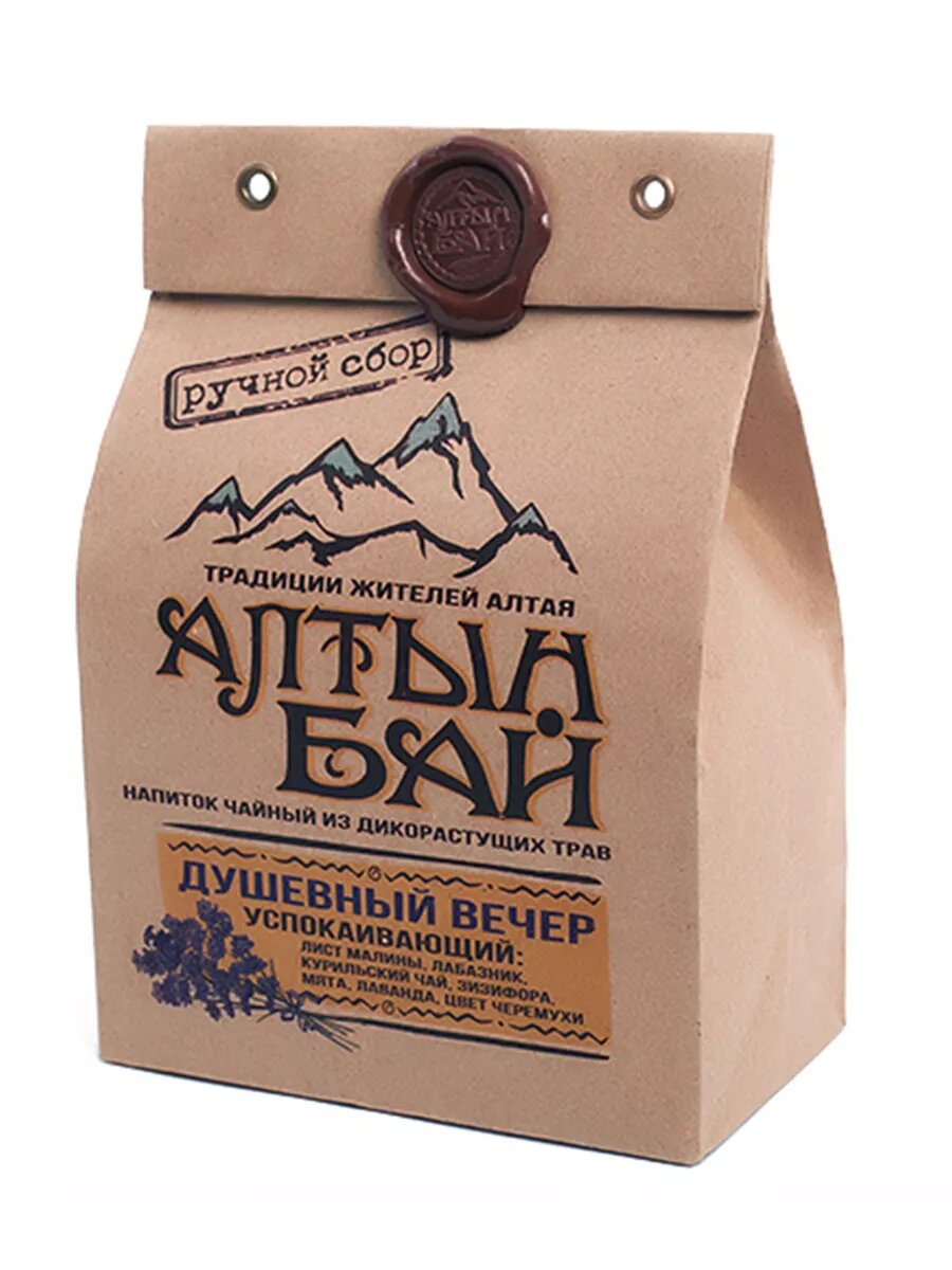 Чайный напиток из трав Душевный вечер, успокаивающий