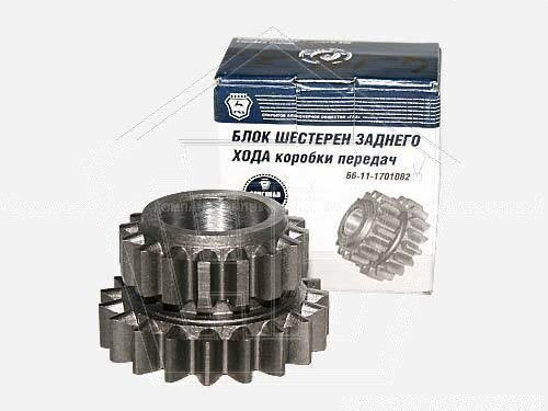 Блок шестерен кпп для а/м газ 66, 3307 з/х зкс н/о (66-11-1701082)